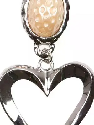 JULIETTA Tone Heart Motif Clip-on Earrings - Silver