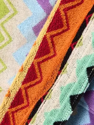 Missoni Giacomo Belted Striped Cotton-terry Robe - Multi