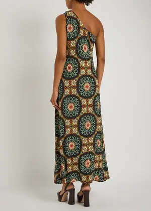 La DoubleJ Clingy Roy Printed Stretch-jersey Midi Dress