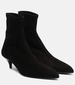 A.emery Ophelia Suede Ankle Boots - Black
