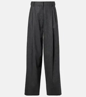 Max Mara High-rise Wool Straight Leg Trousers