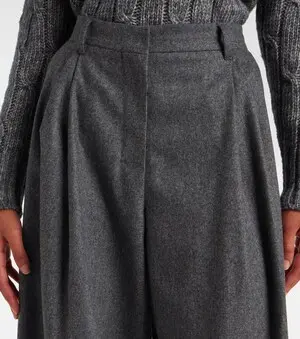 Max Mara High-rise Wool Straight Leg Trousers