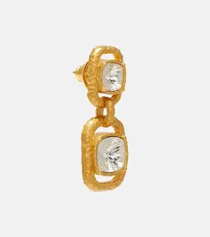 Oscar De La Renta Crystal-embellished Drop Earrings