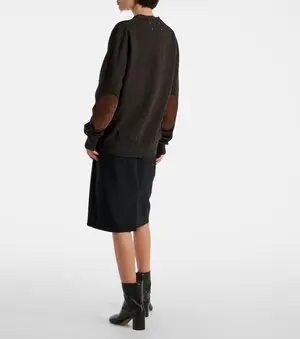MAISON MARGIELA Four Stitches Wool Cardigan