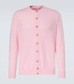 Arch4 Mr Ashford Cashmere Cardigan - Pink