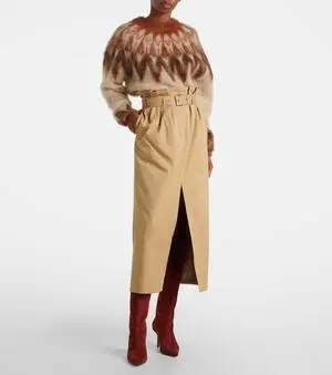 Paris Texas Jessica 75 Suede Knee-high Boots