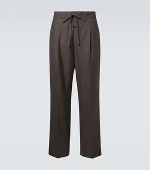Fear Of God Virgin Wool Straight Leg Trousers - Grey