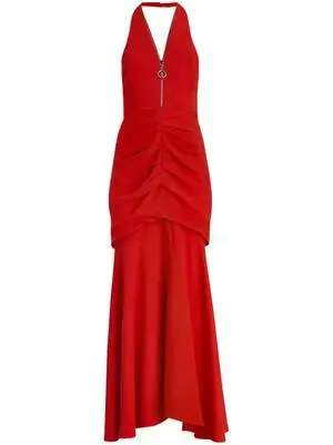 DEL CORE Sleeveless Draped Maxi Dress