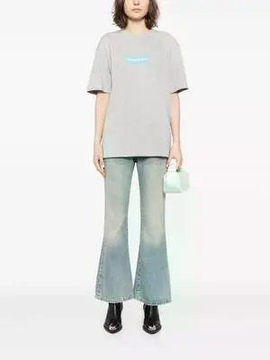 GROUND ZERO Logo Print Cotton T-shirt