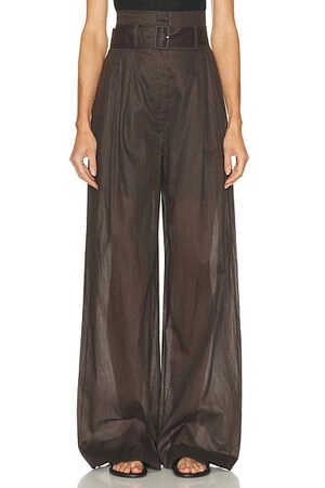 Adam Lippes Jericho Wide-leg Trousers - Ebony