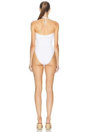 Alaïa Halterneck One Piece Swimsuit