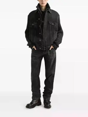 Dolce & Gabbana Long-sleeve Polo Shirt - Black
