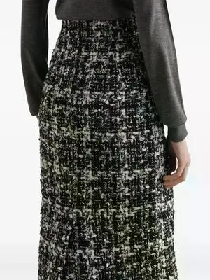 Dolce & Gabbana Midi Tweed Skirt