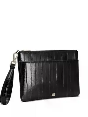 Dolce & Gabbana Zip-fastening Clutch - Black