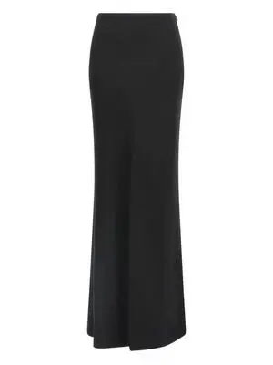 Alessandra Rich Crepe Maxi Skirt