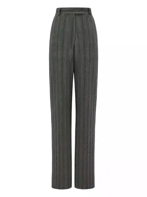 FERRAGAMO Chevron-pattern Trousers