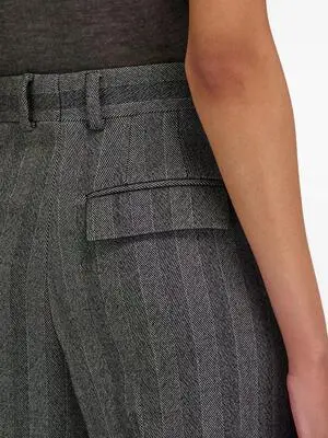FERRAGAMO Chevron-pattern Trousers