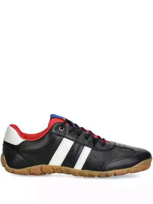 WALES BONNER Leather Stripe Low Top Sneakers