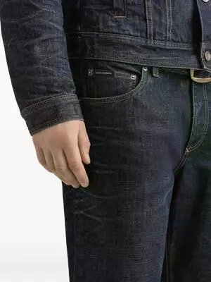 Dolce & Gabbana Logo Plaque Loose Fit Jeans