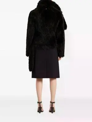 COURREGES Cropped Fur Jacket