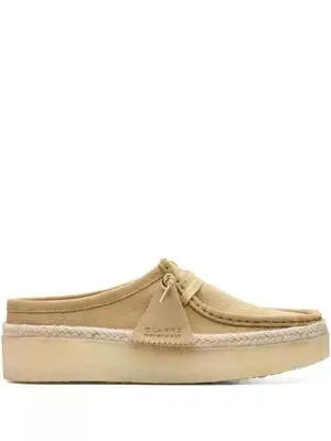 Clarks Suede Wallabee Cup Shoes - Neutrals