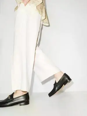 HYUSTO Mick Slip-on Loafers With Gold-tone Hardware