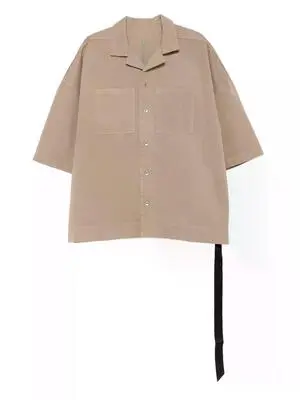 Rick Owens Double-pocket Short-sleeve Shirt - Neutrals