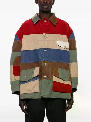 SAINT MXXXXXX Patchwork Shirt Jacket