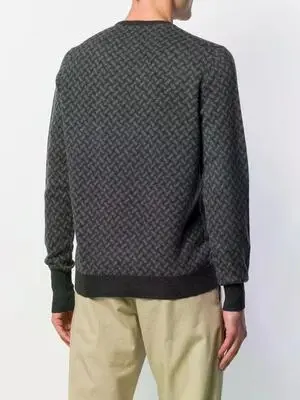 DRUMOHR Crew Neck Cashmere Sweater - Grey