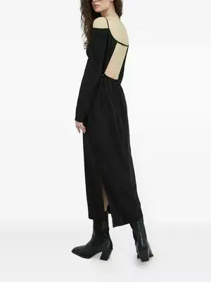 SAMSOE SAMSOE Off-shoulder Midi Dress - Black