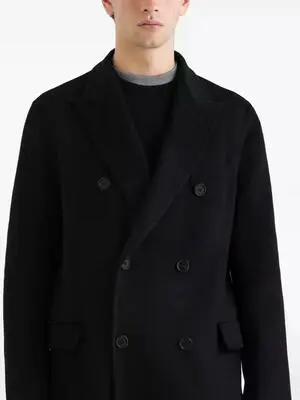 Dolce & Gabbana Double-breasted Cashmere Coat - Black