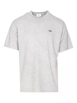 AUTRY Crew-neck Flower-print T-shirt - Grey