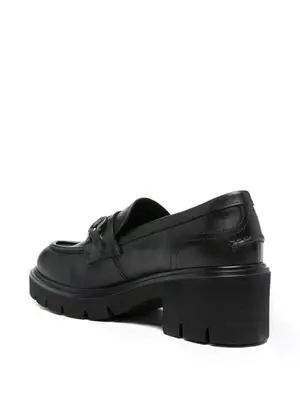 NEROGIARDINI Chain Detail Platform Loafers