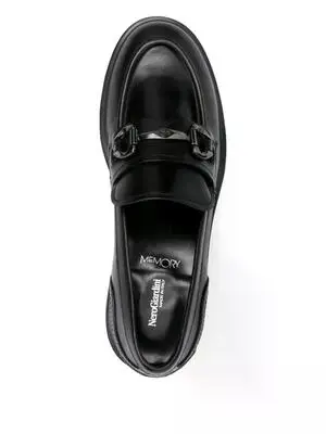NEROGIARDINI Chain Detail Platform Loafers