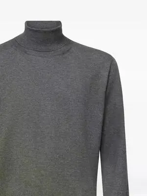 Eleventy Cashmere Turtleneck Sweater - Grey