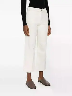 Marc O'polo Cropped Cuffed Trousers