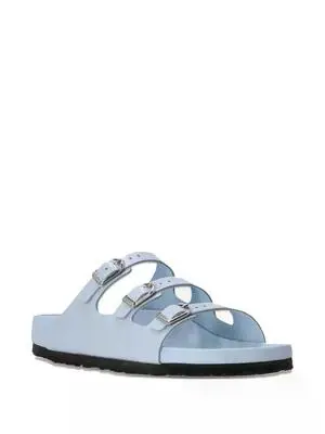 BIRKENSTOCK Florida Fresh Triple-buckle Flat Sandals - Blue