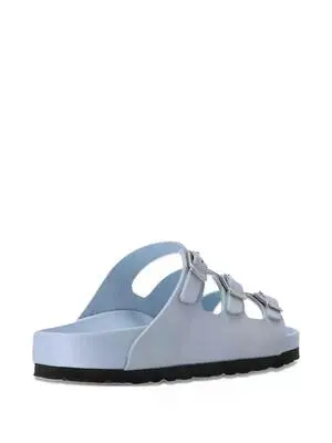 BIRKENSTOCK Florida Fresh Triple-buckle Flat Sandals - Blue