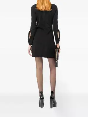 Pinko Cut-out Ruffled Mini Dress