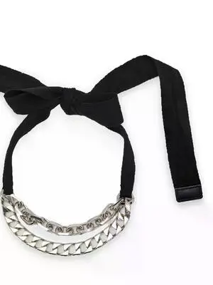 Plan C Ribbon Bow Chain Necklace