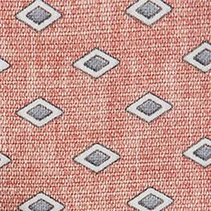 Brunello Cucinelli Silk Diamond Pocket Square - Orange