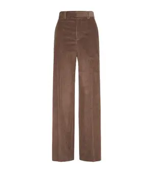 Brunello Cucinelli Corduroy Wide-leg Trousers