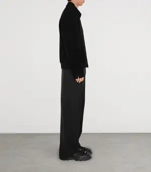 Burberry Cashmere Harrington Jacket - Black