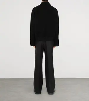 Burberry Cashmere Harrington Jacket - Black