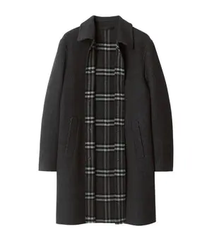 Burberry Wool Mid-length Car Coat