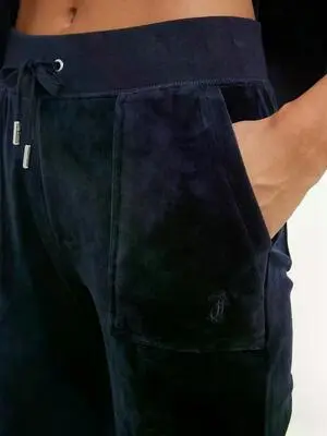 Juicy Couture Velour Track Pants - Blue