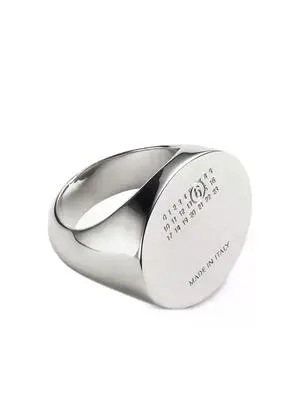 MAISON MARGIELA Engraved Numeric Signet Ring