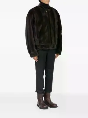 MAISON MARGIELA Faux-fur Zip-front Bomber Jacket