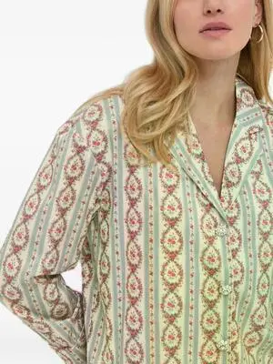 NOTES DU NORD Embellished Button Shirt