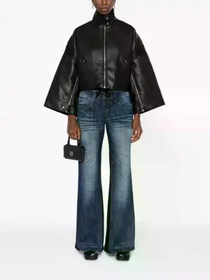 GUDU 07 Layered Effect Denim Trousers